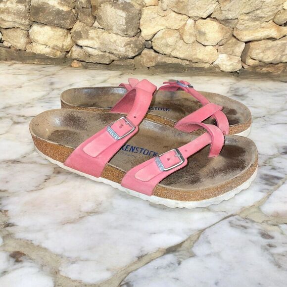 Birkenstock | Shoes | Birkenstock 39885 Mayari Rose Petals Soft Footbed ...